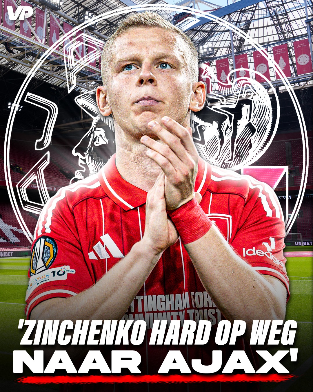 Breaking news: Oleksandr Zinchenko spreekt van grote eer en